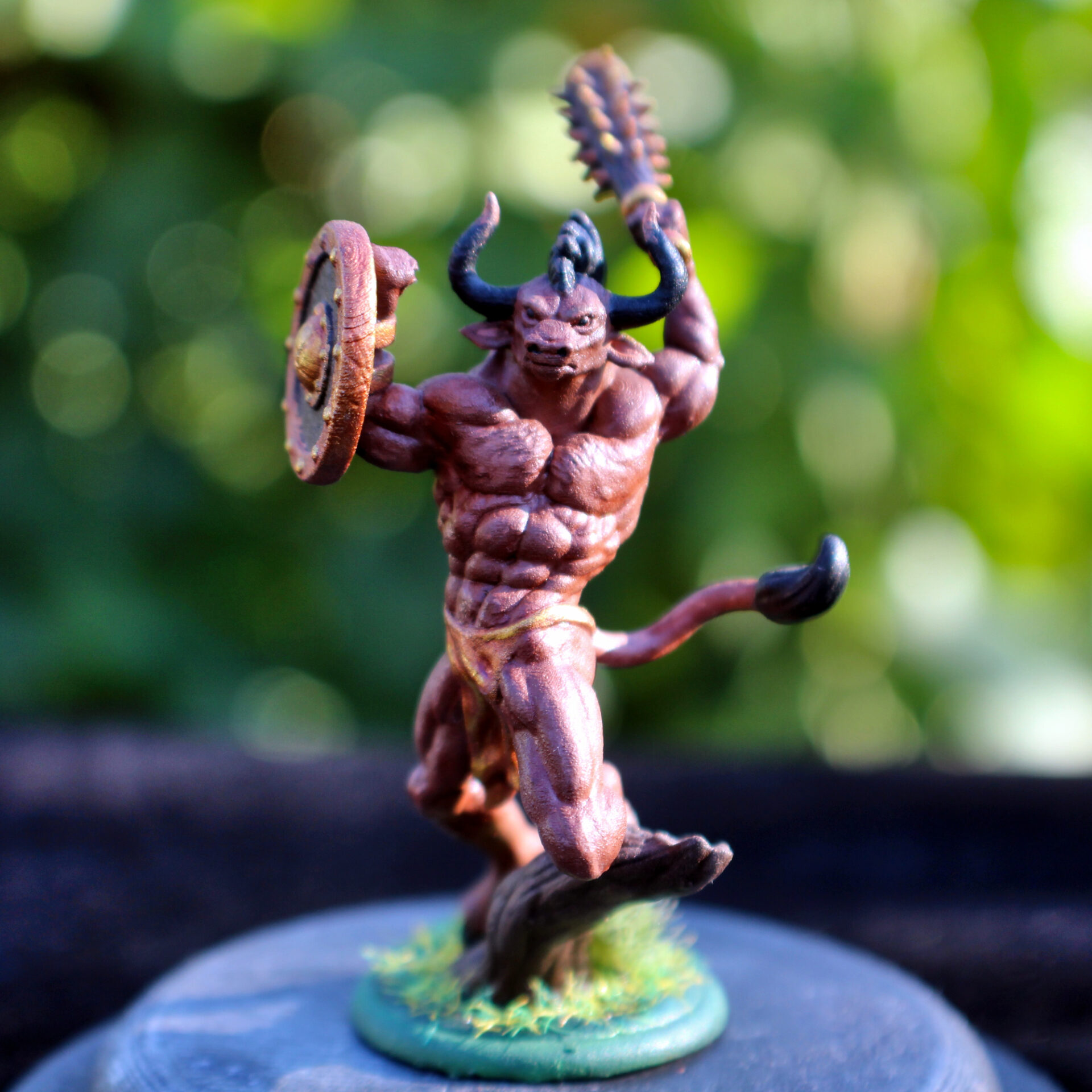 Minotaur Miniature with Shield - Simons Magic Shoppe