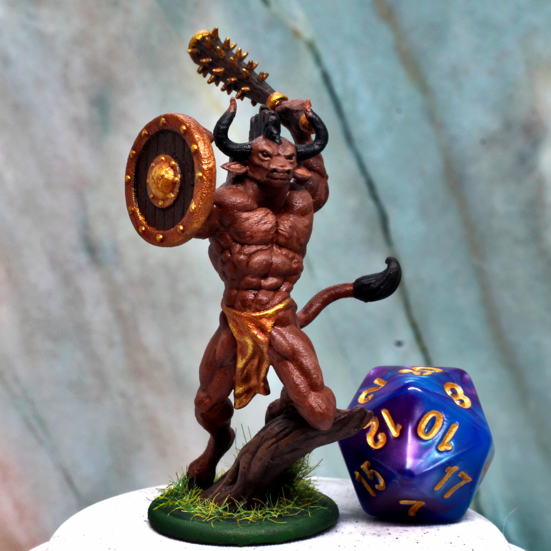 How to Paint: Minotaur Miniature - Simons Magic Shoppe